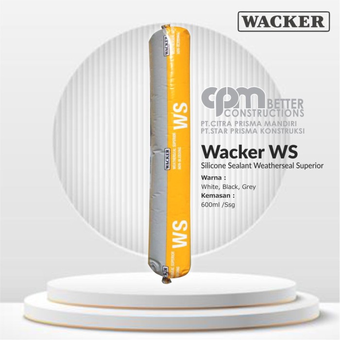 Wacker WS Silicone Sealant Tahan Cuaca/UV – Citraprisma Shop